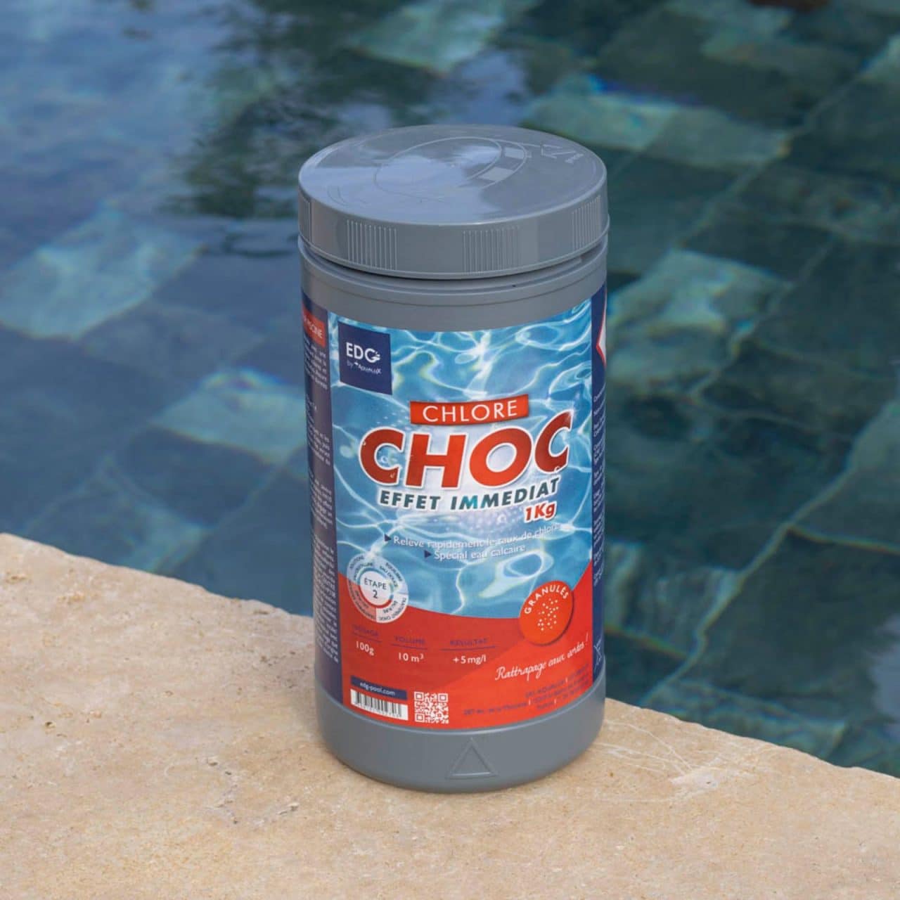 Quelle est la différence entre un chlore choc stabilisé et non stabilisé